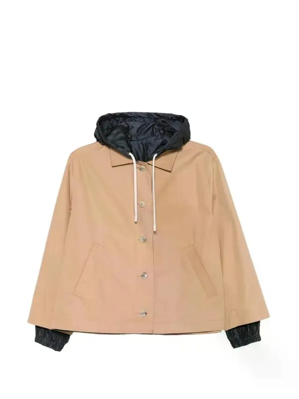Herno Hooded Buttoned Jacket