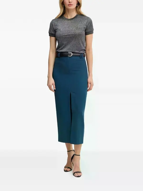 Patrizia Pepe Short Sleeve T-shirt - Grey