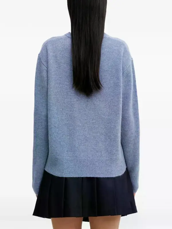 Sporty & Rich V-neck Long Sleeve Sweater