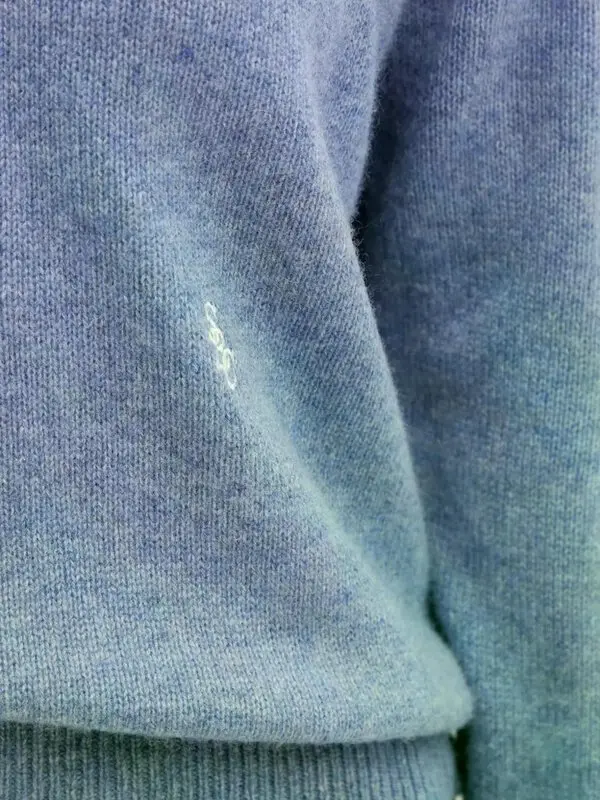Sporty & Rich V-neck Long Sleeve Sweater