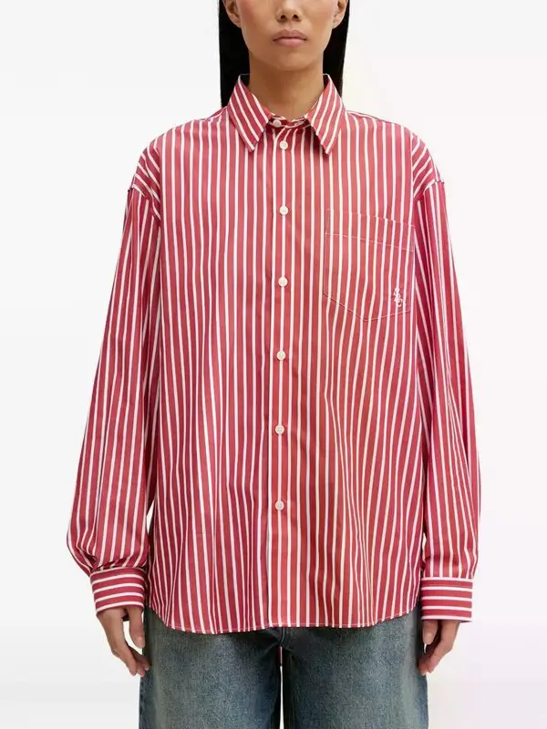 SPORTY & RICH Striped Pocket Shirt