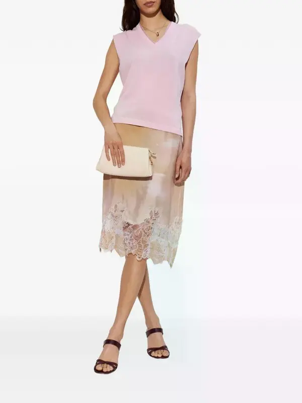 Fabiana Filippi Lace Skirt - Neutrals