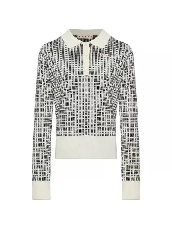 Marni Patterned Polo Top