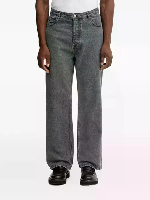 Filling Pieces Five-pocket Straight Leg Jeans