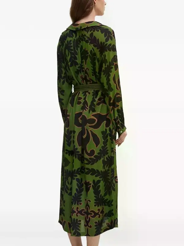 LA PETITE FRANÇAISE Floral Belted Maxi Dress