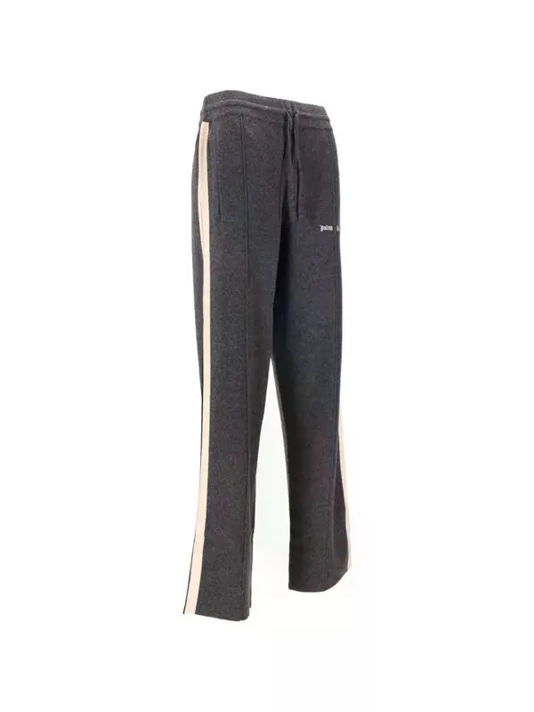 Palm Angels Logo Stripe Knit Trousers