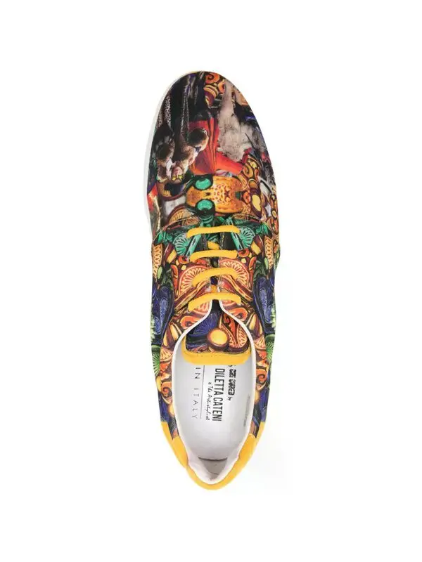 THE ARTISTYLIST Printed Low-top Sneakers
