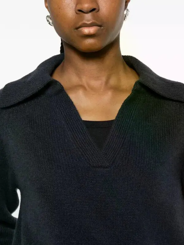 Arch4 V-neck Collared Sweater