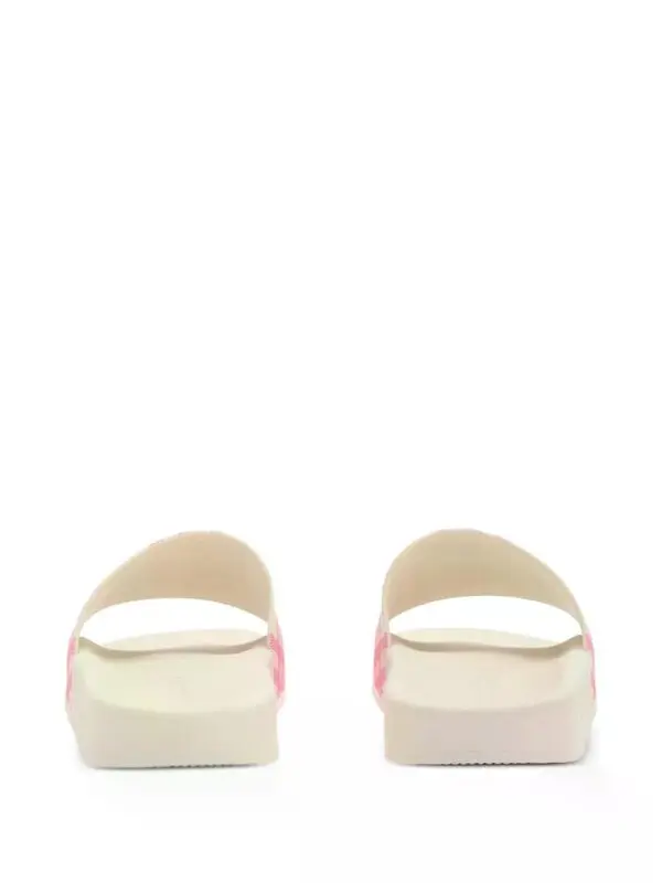 Burberry Check Print Slides - Neutrals