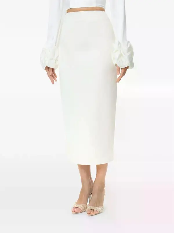 POST MERIDIEM Slit Midi Skirt
