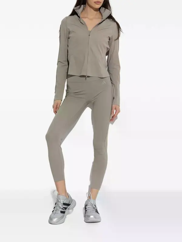 Adidas X Entire Studios Optime Logo-detail Sports Bra - Neutrals