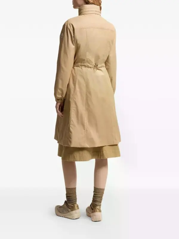 Moncler Rhododendron Hooded Parka - Neutrals