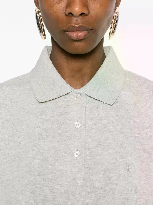 Saint Laurent Buttoned Polo Shirt