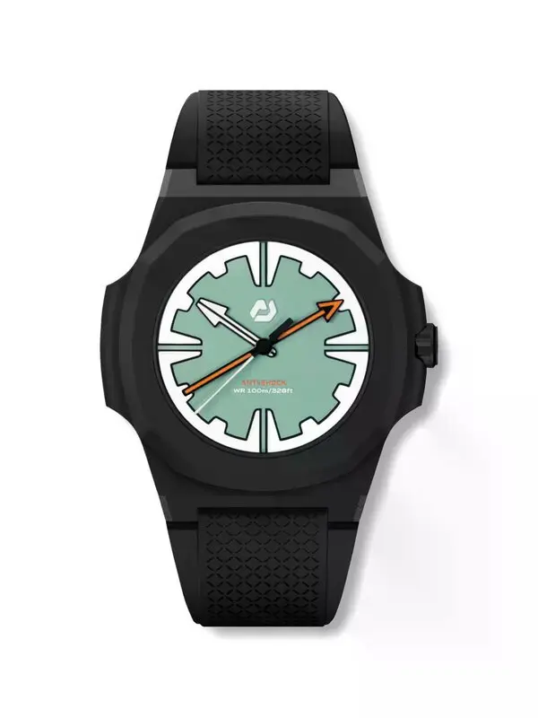 NUNCIER Origen Current Carbon X Tech 40.5mm Watch - Green