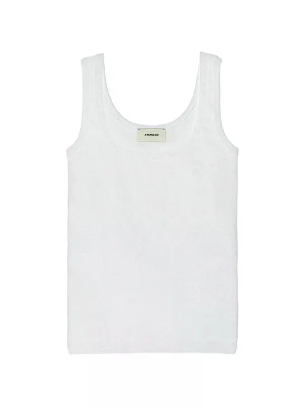 A PAPER KID Ribbed Tank Top
