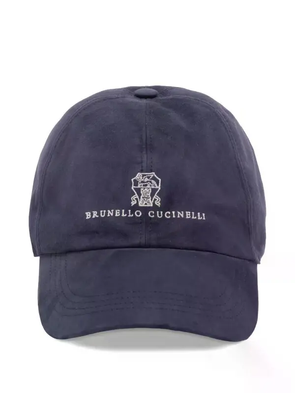 Brunello Cucinelli Logo-embroidered Baseball Cap - Blue