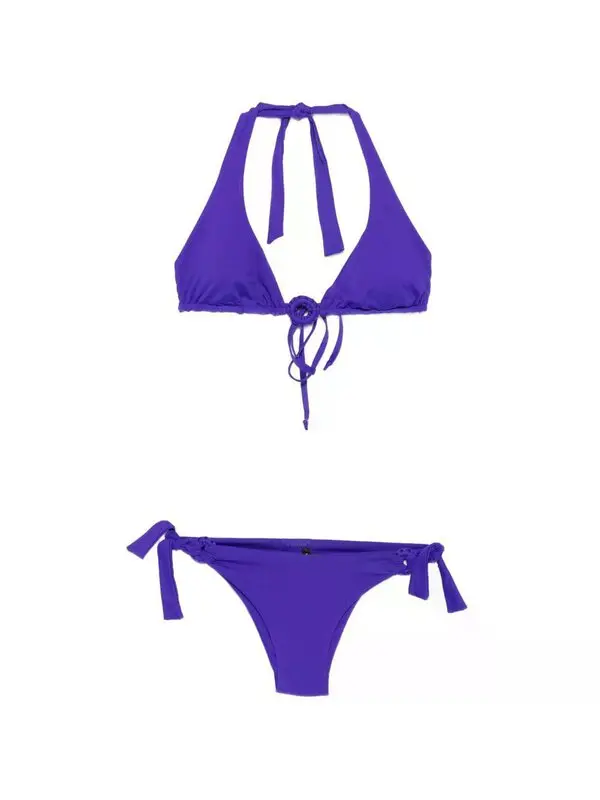 FISICO Tie-detail Bikini - Purple
