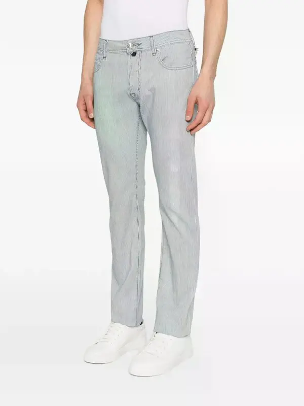 Jacob Cohen Striped Five-pocket Jeans