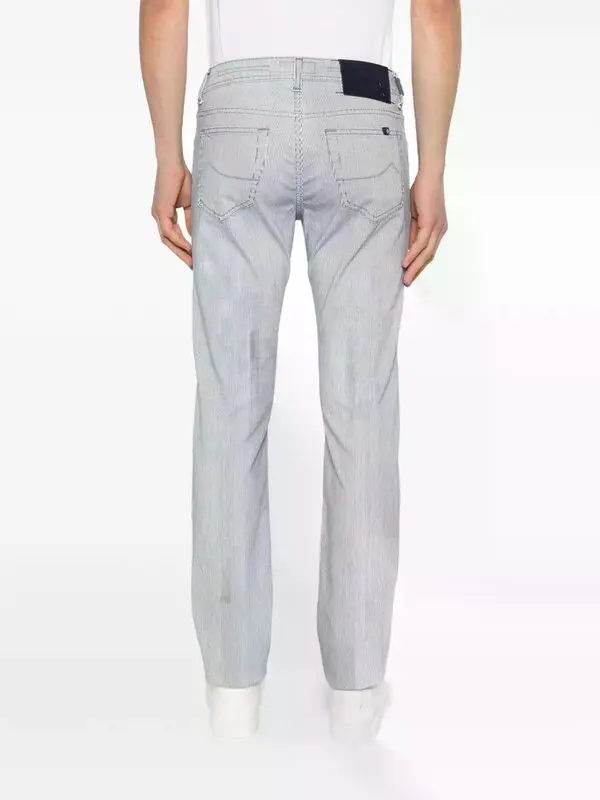 Jacob Cohen Striped Five-pocket Jeans