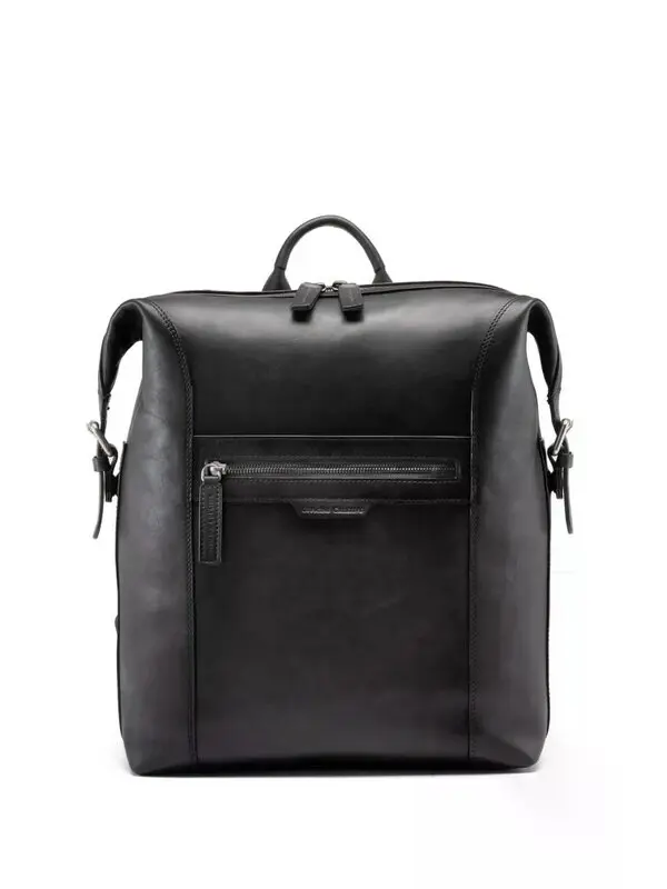 Officine Creative Jules 005 Leather Backpack - Black