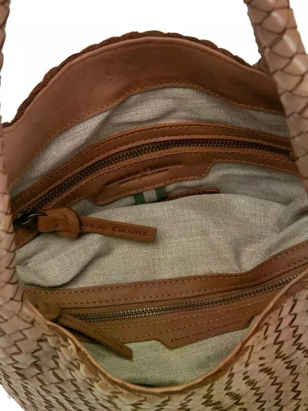 Officine Creative Oc Class 072 Woven Leather Bag