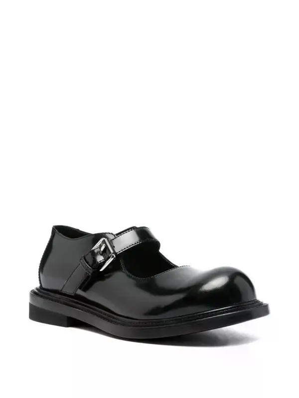 Moschino Buckle-strap Loafers