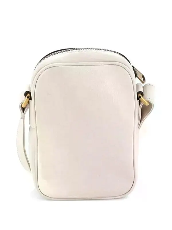 Gucci Logo Zip Printed Leather Mini Crossbody Bag