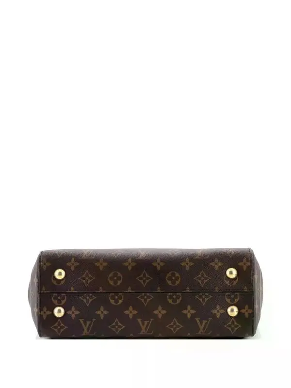 LOUIS VUITTON Cluny Top Handle Mm Monogram Shoulder Bag - Brown