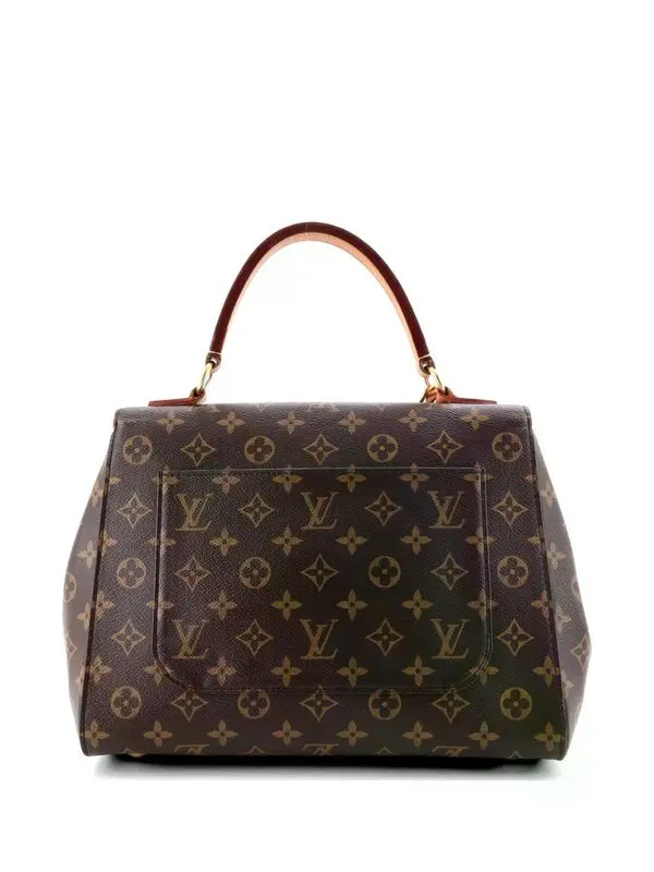 LOUIS VUITTON Cluny Top Handle Mm Shoulder Bag Monogram Canvas - Brown