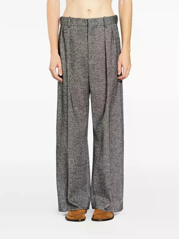 Loewe Wide-leg Twill Trousers