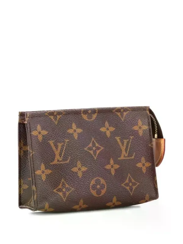 LOUIS VUITTON Toiletry 15 Monogram Pouch - Brown