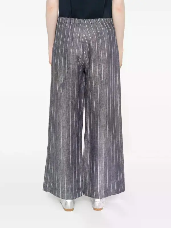 Max Mara Pinstripe Drawstring Trousers