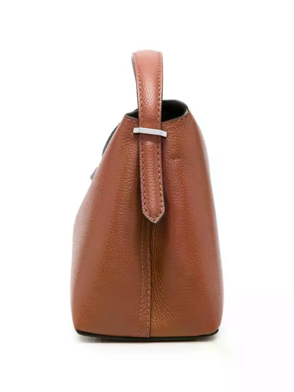 TOTEME Grained Leather Tote Bag - Brown