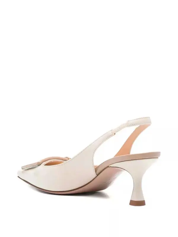 Roberto Festa Slingback Strap Pumps - Neutrals