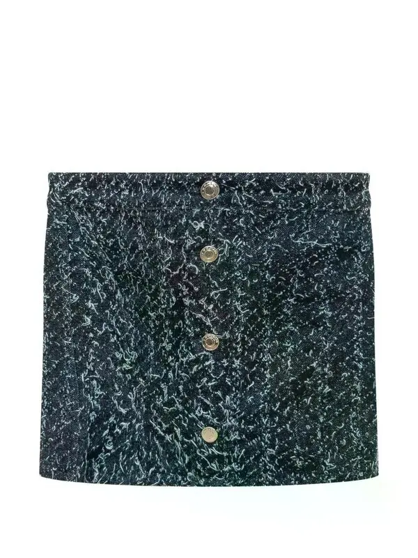 IRO PARIS Vanny Textured Denim Buster Top