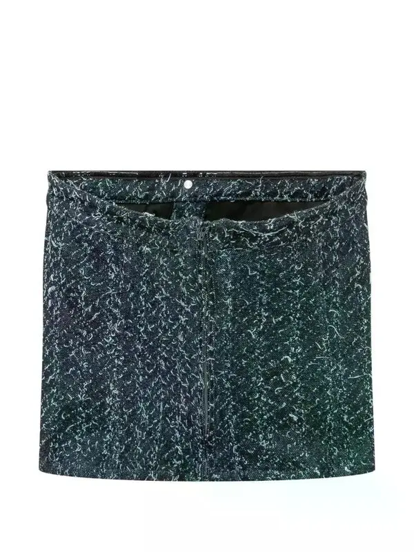IRO PARIS Vanny Textured Denim Buster Top