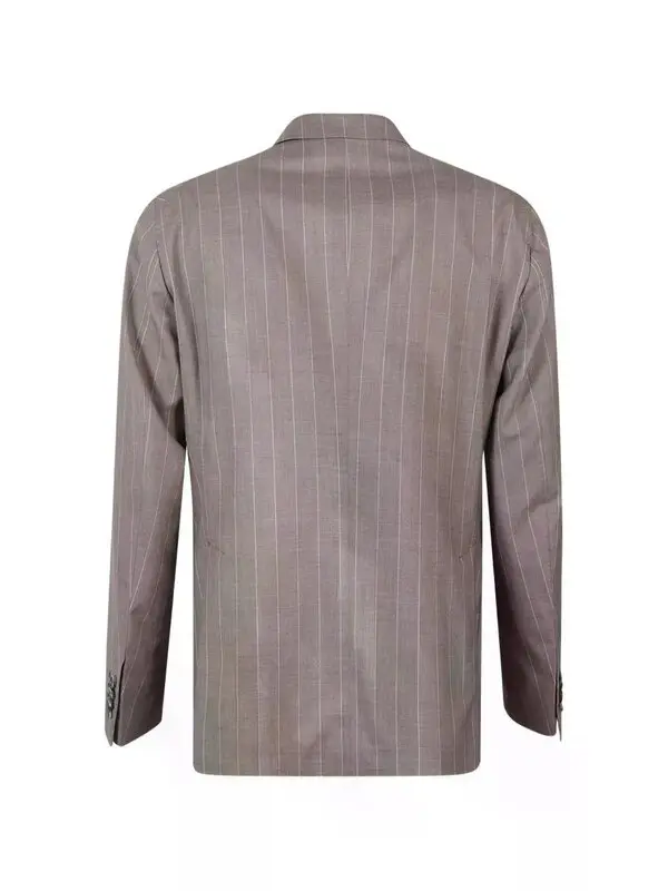 Tagliatore Pinstripe Double-breasted Suit - Brown