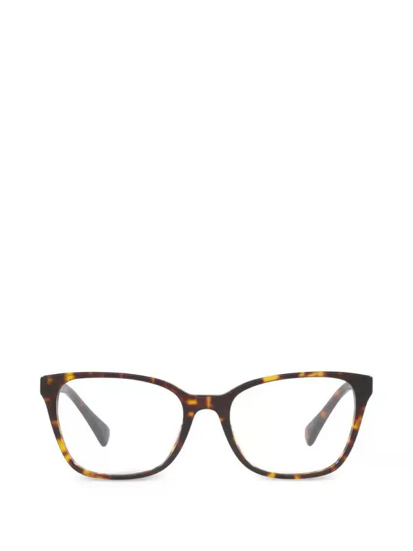 POLO RALPH LAUREN EYEWEAR Tortoiseshell-effect Rectangle-frame Glasses