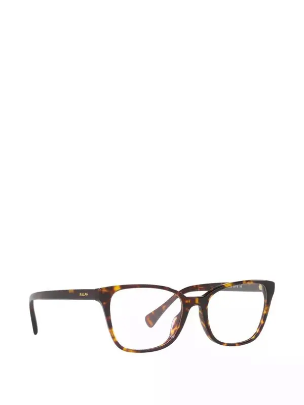 POLO RALPH LAUREN EYEWEAR Tortoiseshell-effect Rectangle-frame Glasses