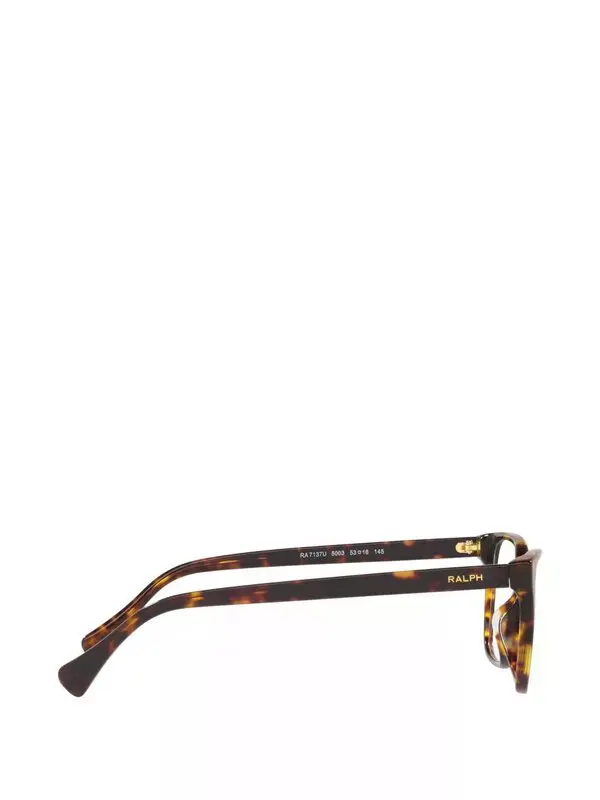 POLO RALPH LAUREN EYEWEAR Tortoiseshell-effect Rectangle-frame Glasses