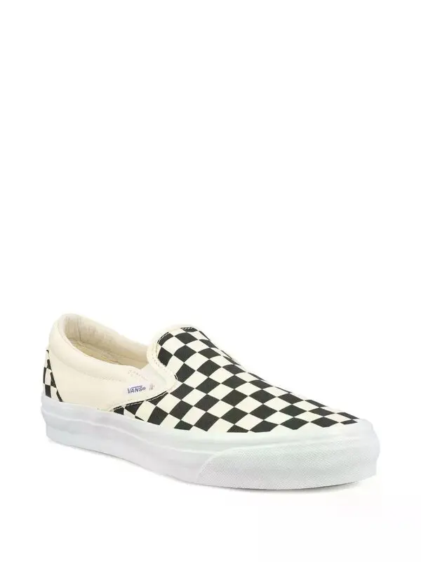 VANS Checkerboard Slip-on Sneakers - Neutrals