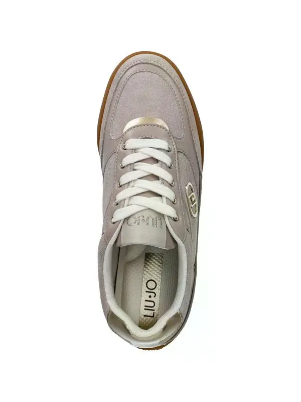 Liu Jo Suede Logo Detail Lace-up Sneakers