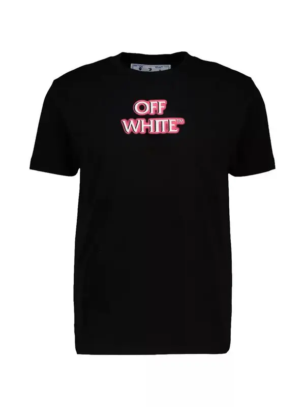 Off-White Emotion Neon Slim T-shirt - Black