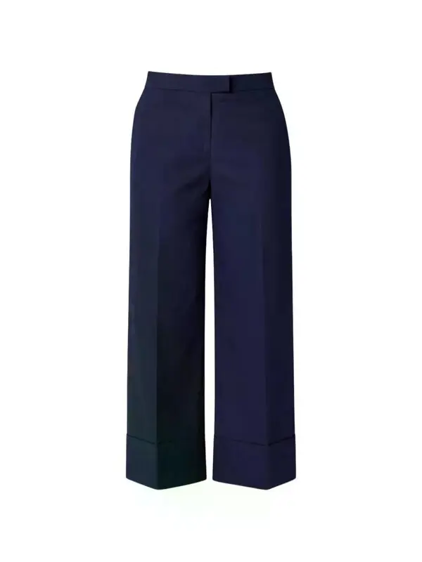 PT TORINO Colette Cropped Trousers - Blue