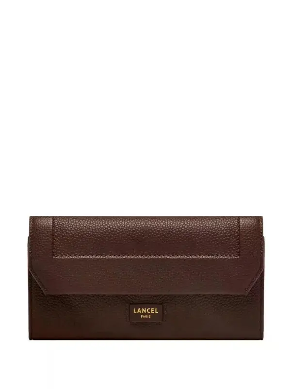 LANCEL Logo-detail Leather Wallet - Brown