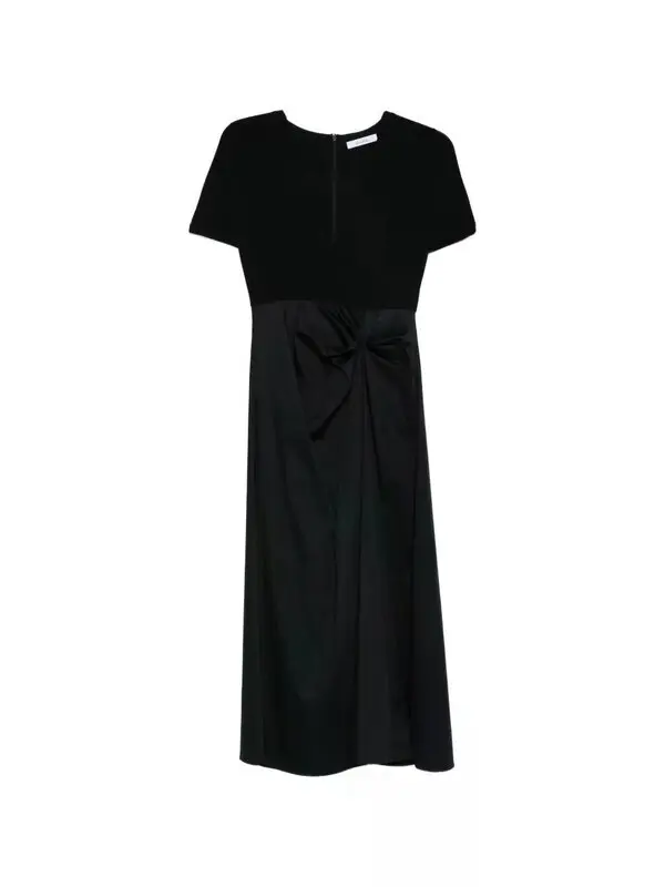 Max Mara Knot Velvet Dress
