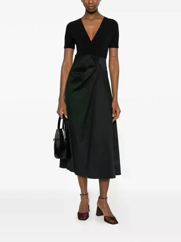 Max Mara Knot Velvet Dress