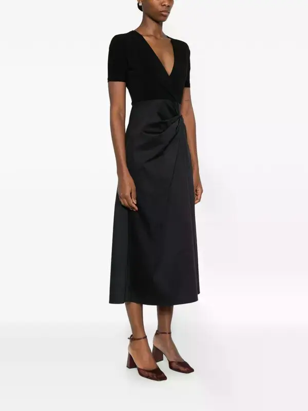 Max Mara Knot Velvet Dress