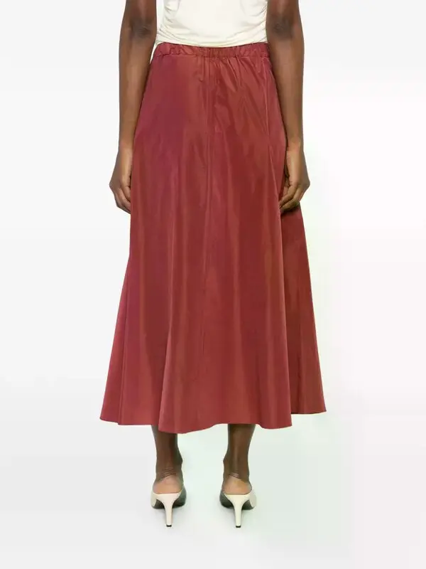 Max Mara Pleated Skirt - Red