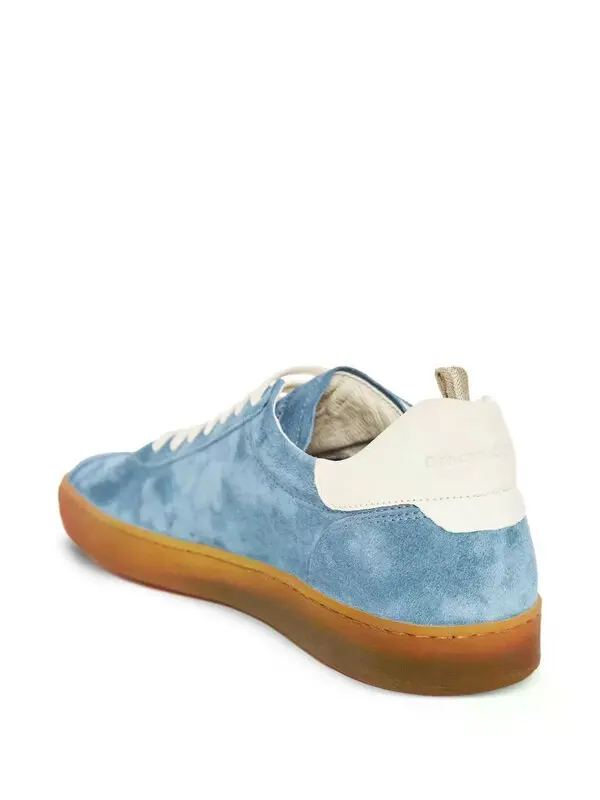 Officine Creative Halo 001 Panelled Suede Sneakers - Blue